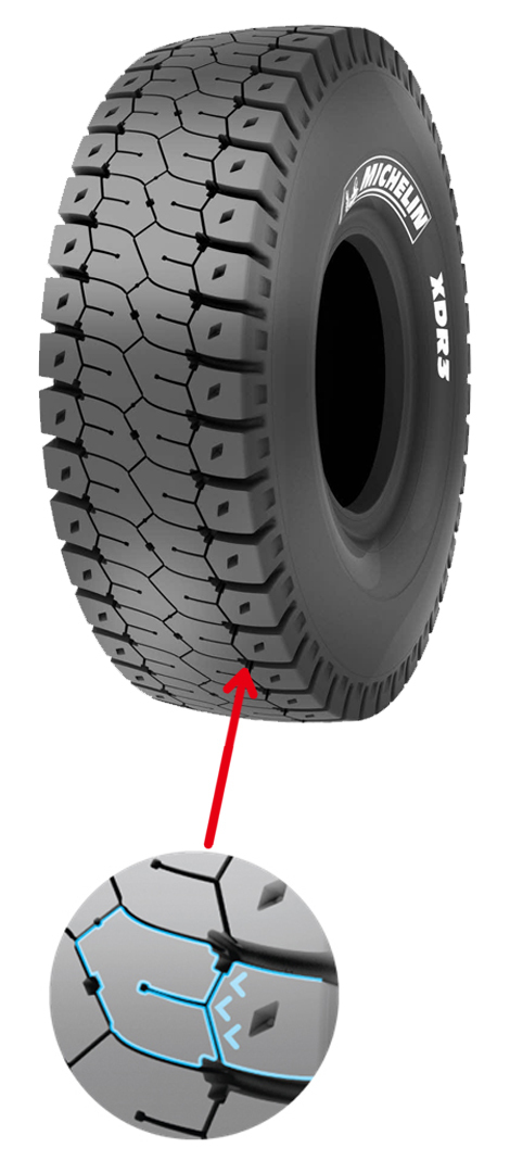 日本ミシュランタイヤ、鉱⼭⾞両⽤タイヤ「MICHELIN XDR3」発売