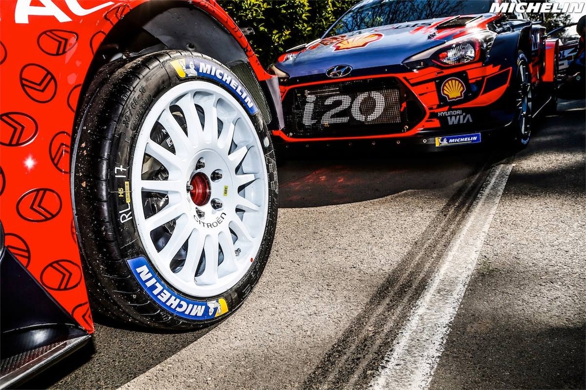 7500 spéciales gagnées par Michelin en WRC*