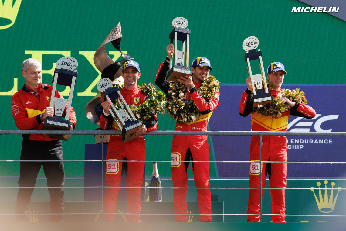 Michelin and Ferrari win the centenary Le Mans 24 Hours!